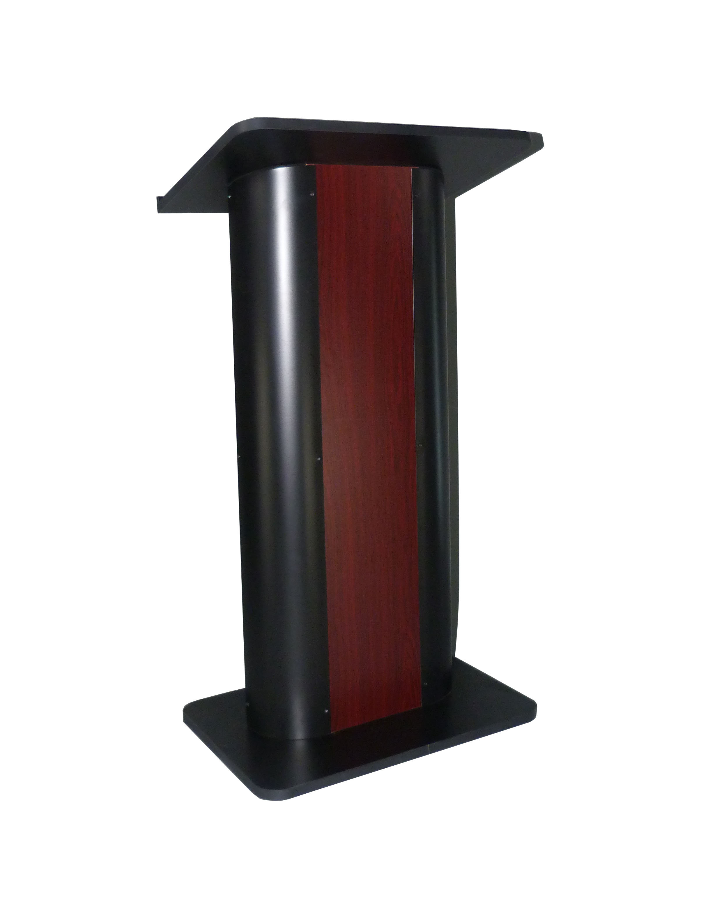 Fixturedisplays® 26.75" Wide Podium 45" Tall, Steel & MDF - Black With ...