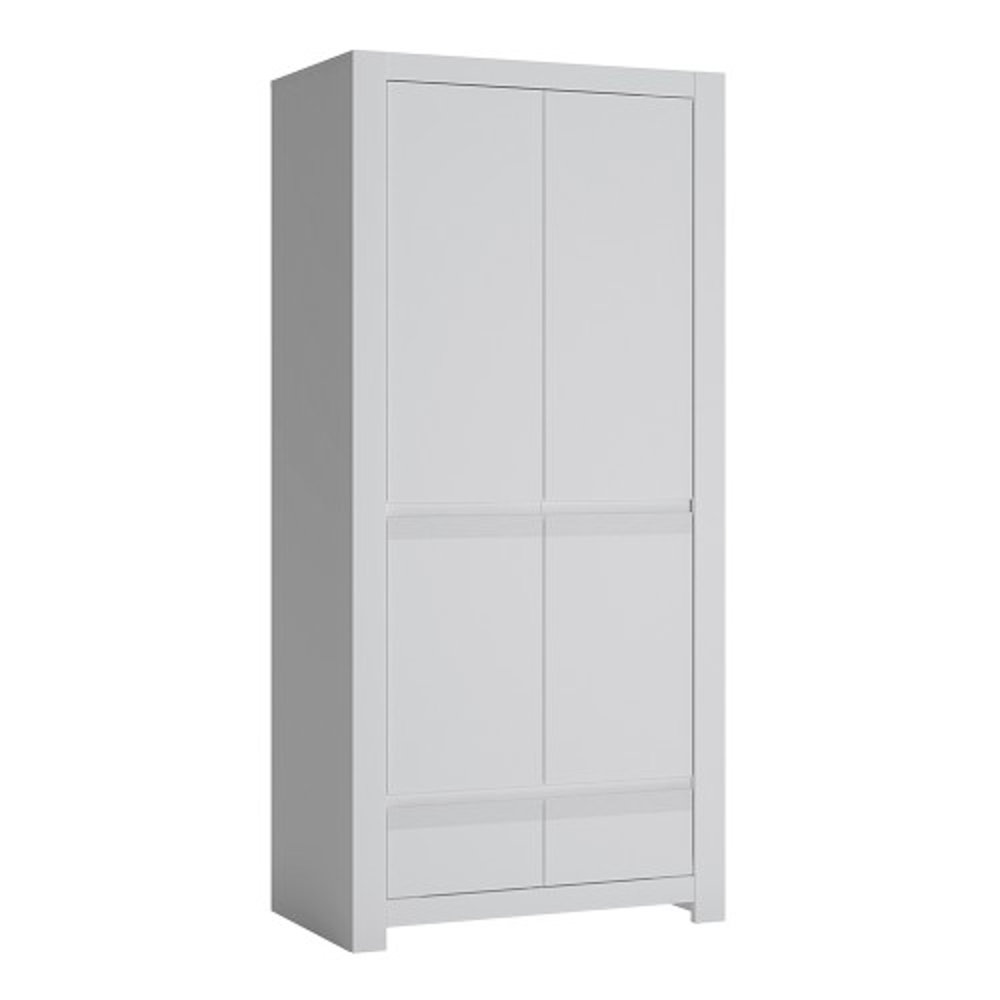 Ebern Designs Kynon 2 Door Solid Wood Wardrobe | Wayfair.co.uk