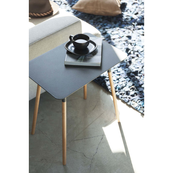 Yamazaki Home Modern Rectangular Side Table For Living Room Or Small ...