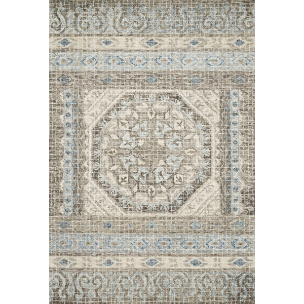 Stone-blue-area-rug | Wayfair