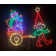 Lori's Lighted D'Lites LED Elf Pulling Cart of Ornaments Christmas ...
