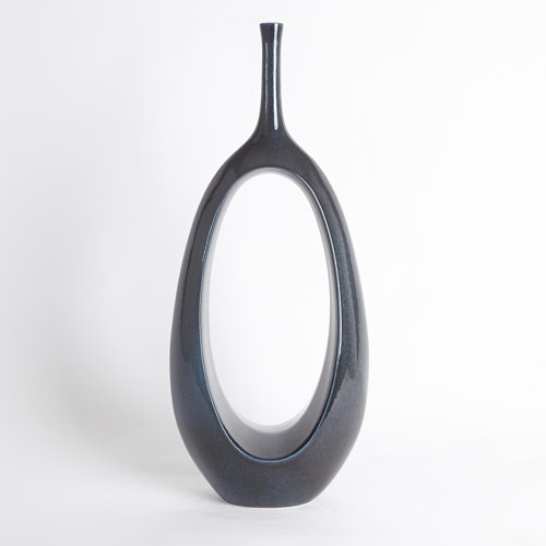 Global Views Open Oval Ring Vase-Celestial & Reviews | Wayfair