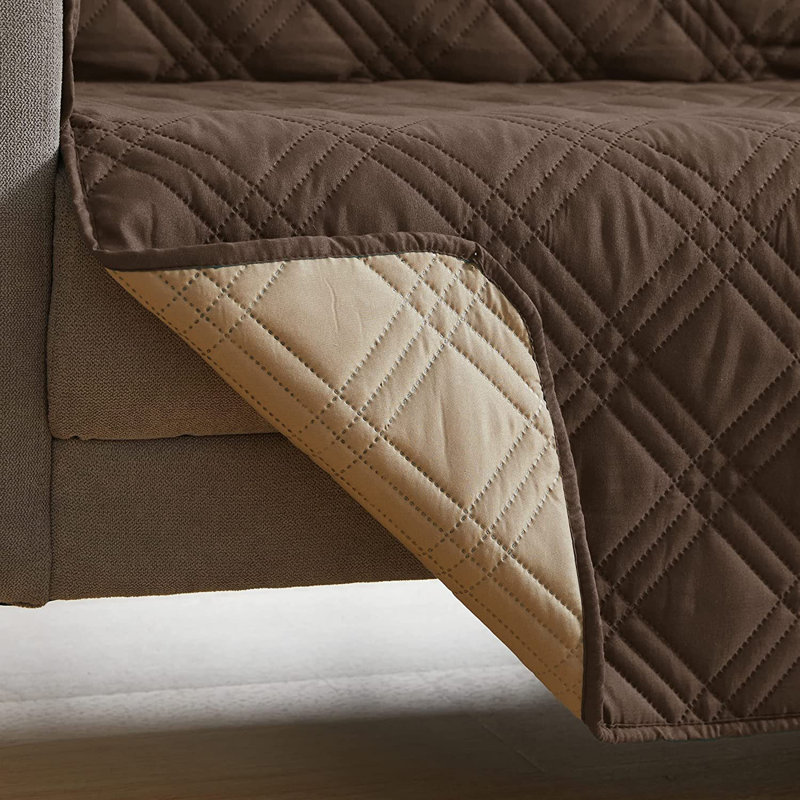 Teflon Box Cushion Sofa Slipcover | Wayfair