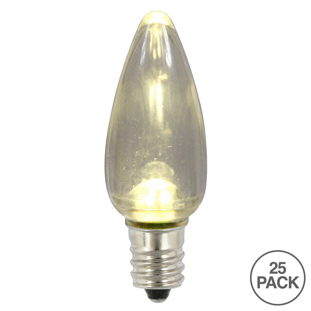 Vickerman C9 Transparent Plastic LED Warm White Dimmable Bulb, Package ...