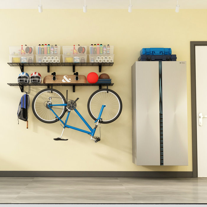 WFX Utility™ Wall Mounted Garage Storage Shelves & Reviews | Wayfair