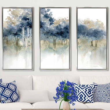 Winward Silks Peony Bouquet Floral Arrangement in Low Cylinder Vase ...