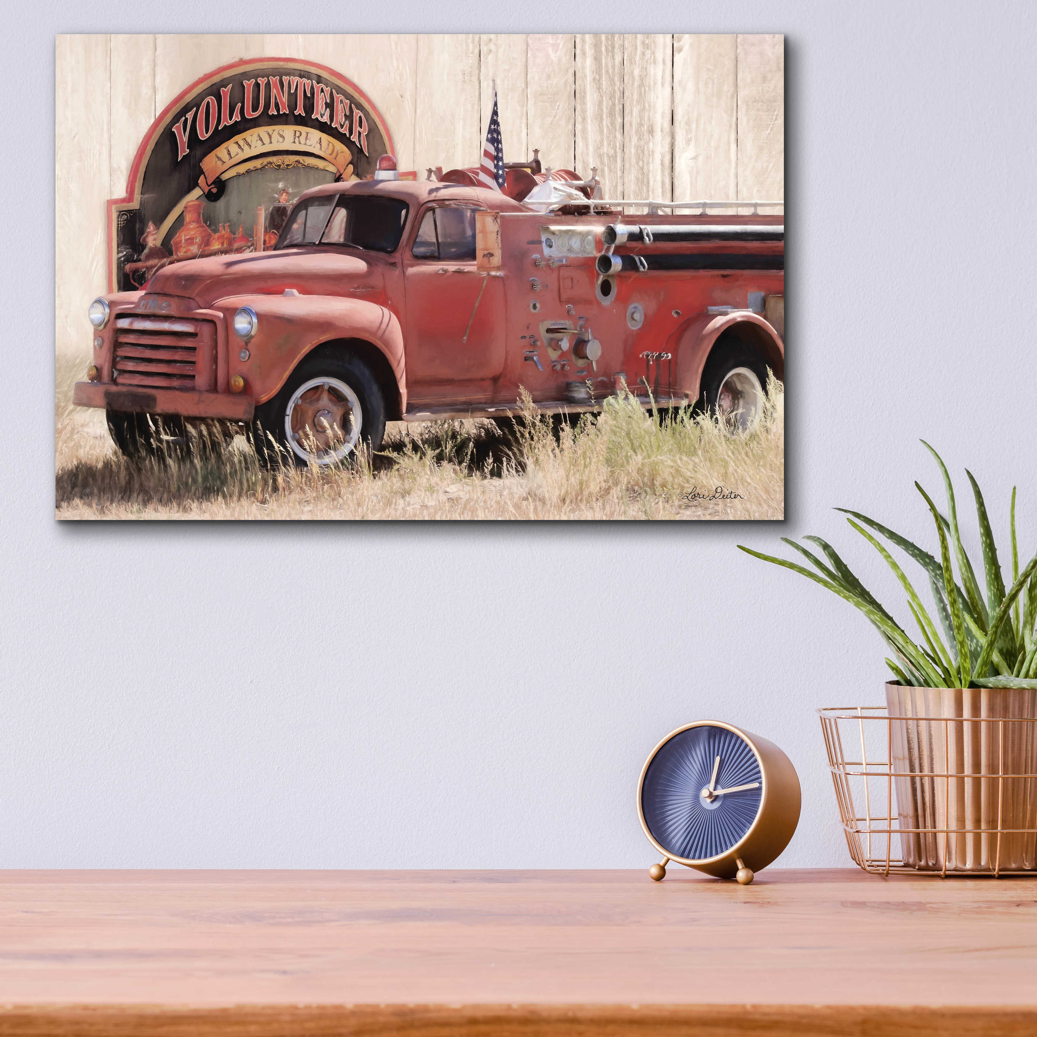 August Grove® Epic Art 'Volunteer Firefighter' Volunteer Firefighter by ...