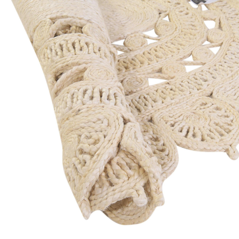 Bungalow Rose Nysean Handmade Jute/Sisal Beige Rug & Reviews | Wayfair