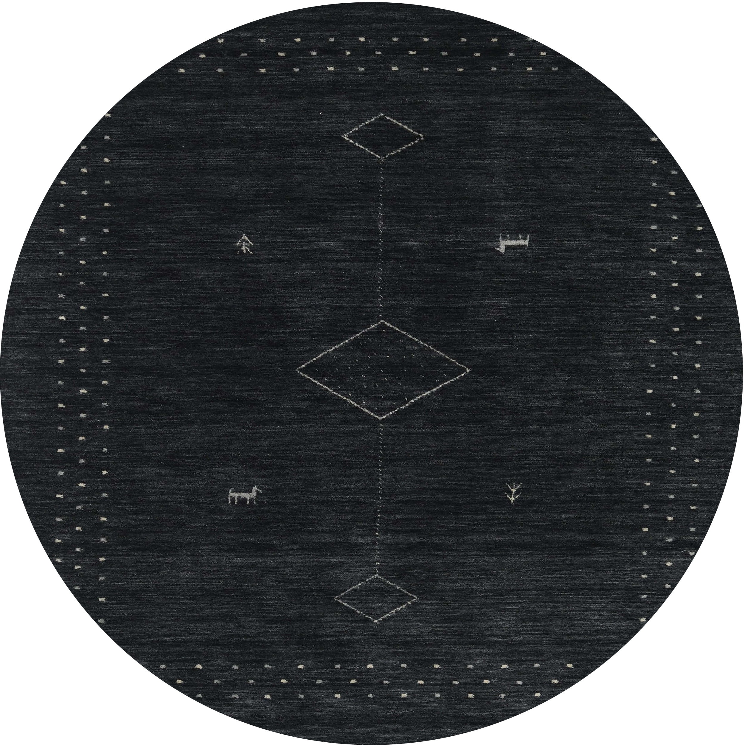 East Urban Home Oriental Black Area Rug | Wayfair