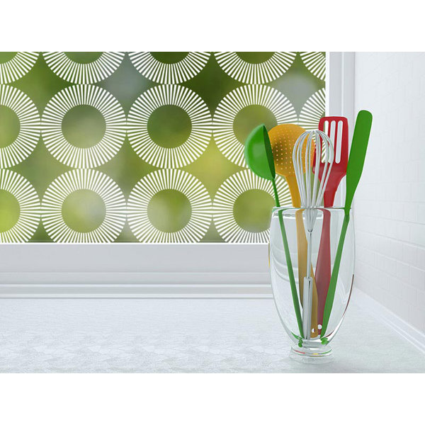 Stick Pretty Radial Privacy Window Film | Wayfair