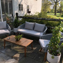 Corrigan Studio® Robson 4 Piece Sofa Seating Group with Cushions ...