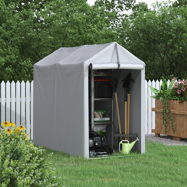 Homall 3 ft. 1 in. W x 5 ft. 10 in. D Portable Storage Shed & Reviews ...