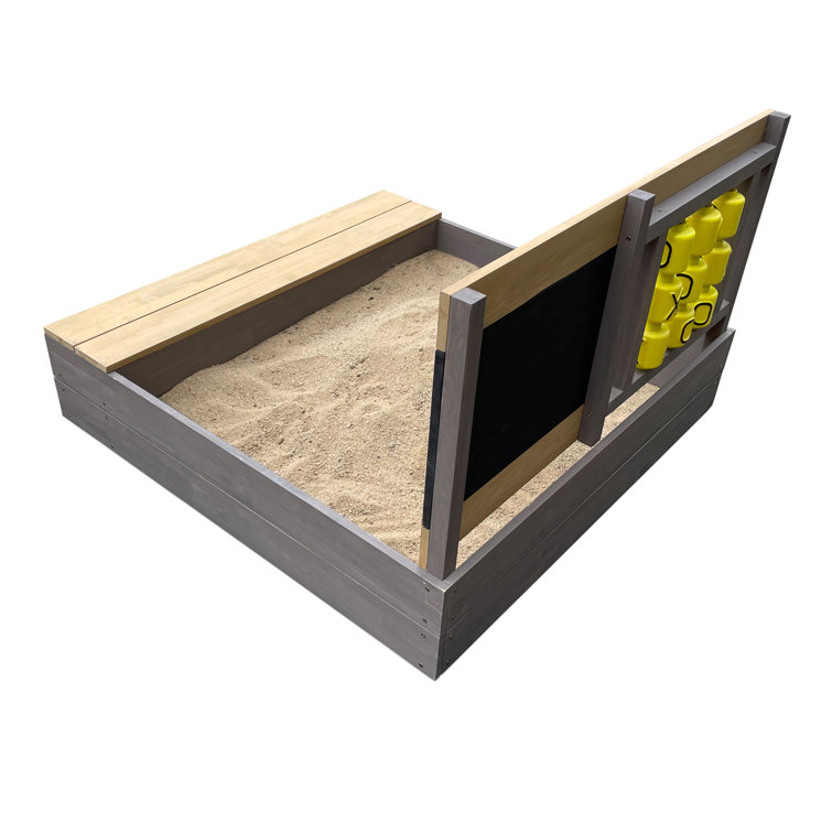 AXI 1000Cm x 655Cm Wood Square Sandbox with Cover | Wayfair.co.uk
