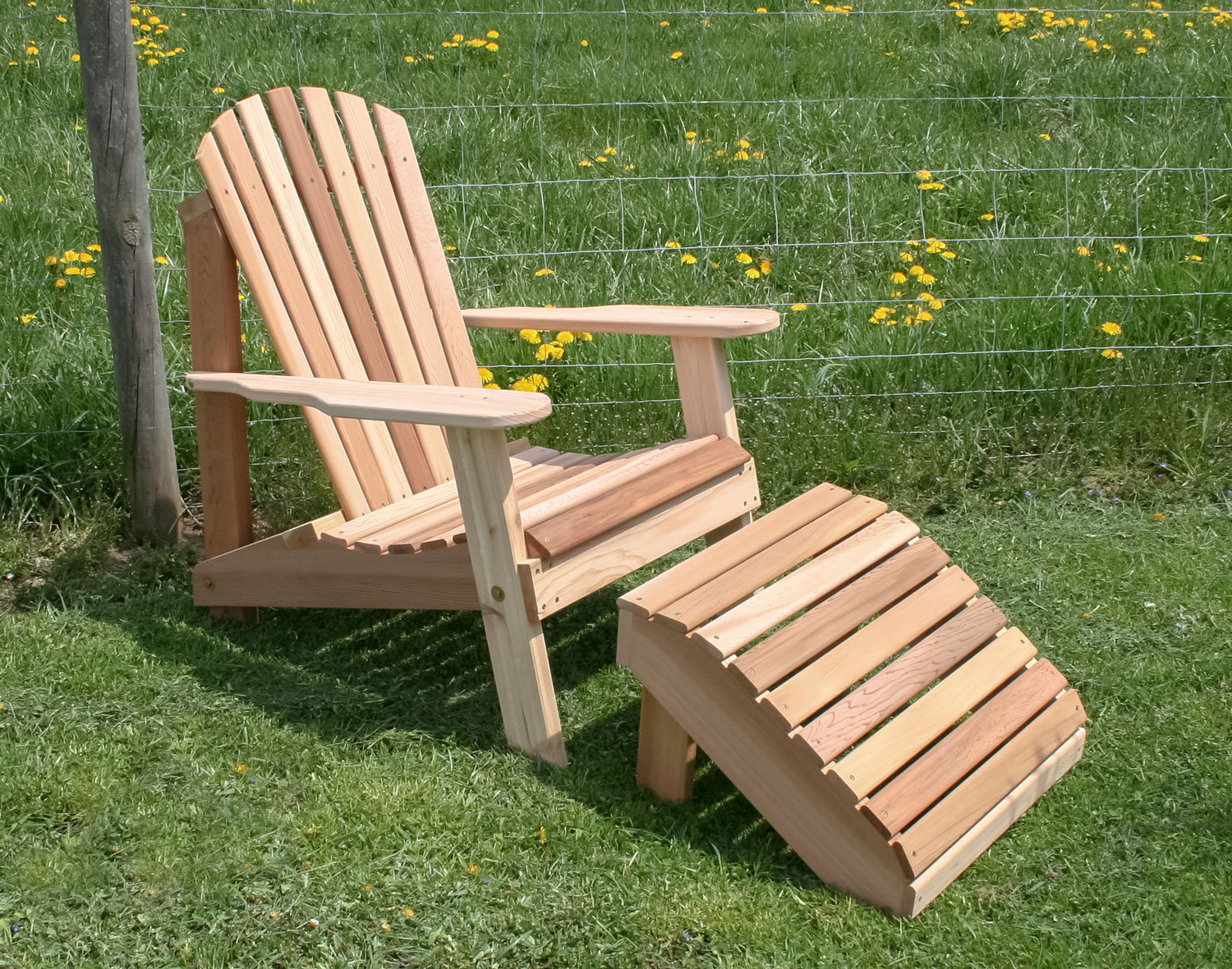 Longshore Tides Andres Adirondack Chair with Ottoman | Wayfair