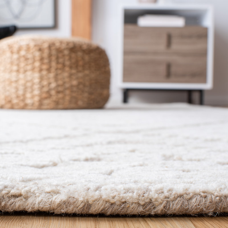 Etta Avenue™ Patricia Handmade Hand Tufted Beige Rug & Reviews | Wayfair