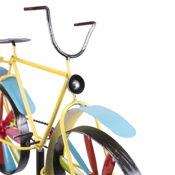 Gracie Oaks Medaryville Bicycle Windmill & Reviews | Wayfair