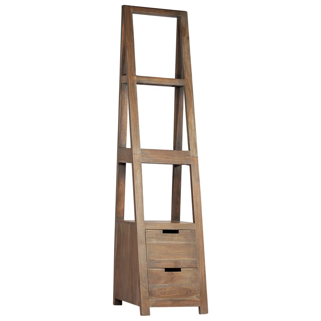 Union Rustic Furlow 175cm H x 40cm W Solid Wood Ladder Bookcase ...