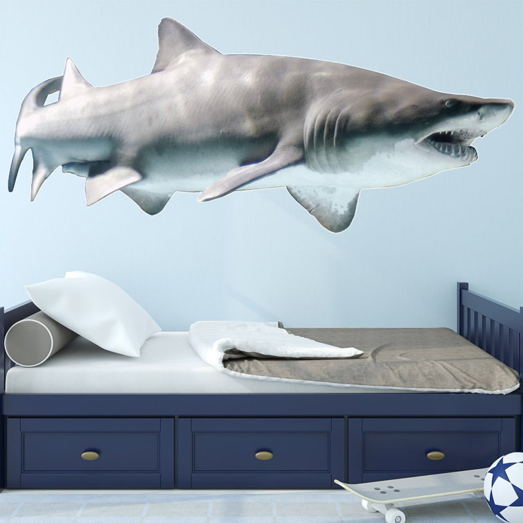 East Urban Home Realistic Shark Wall Decal & Reviews | Wayfair
