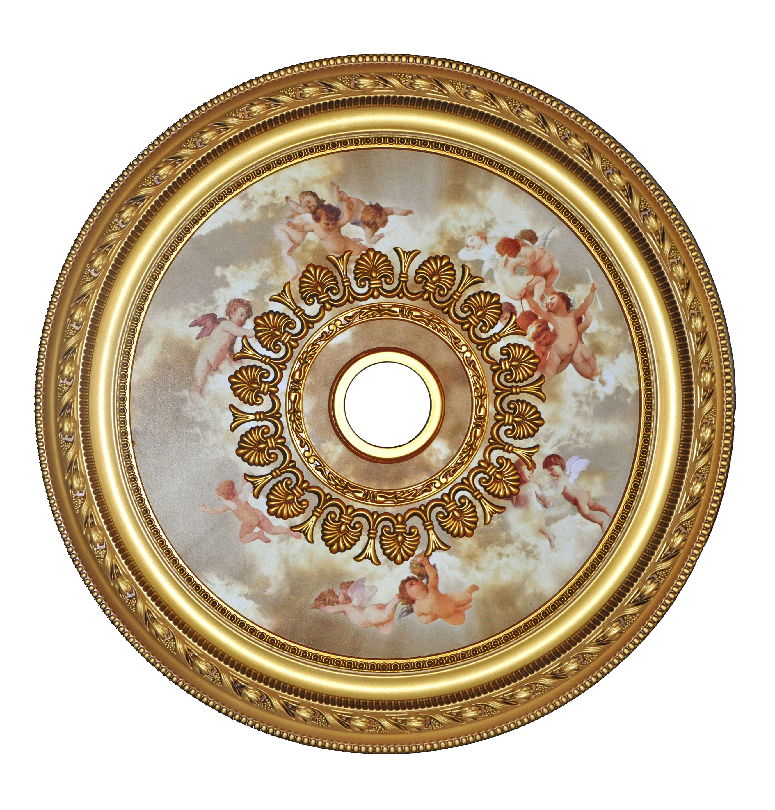 Artistry Lighting Angel Round Ceiling Medallion | Wayfair
