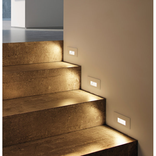 Latitude Run® Gislind Integrated LED Metal Step Light & Reviews | Wayfair