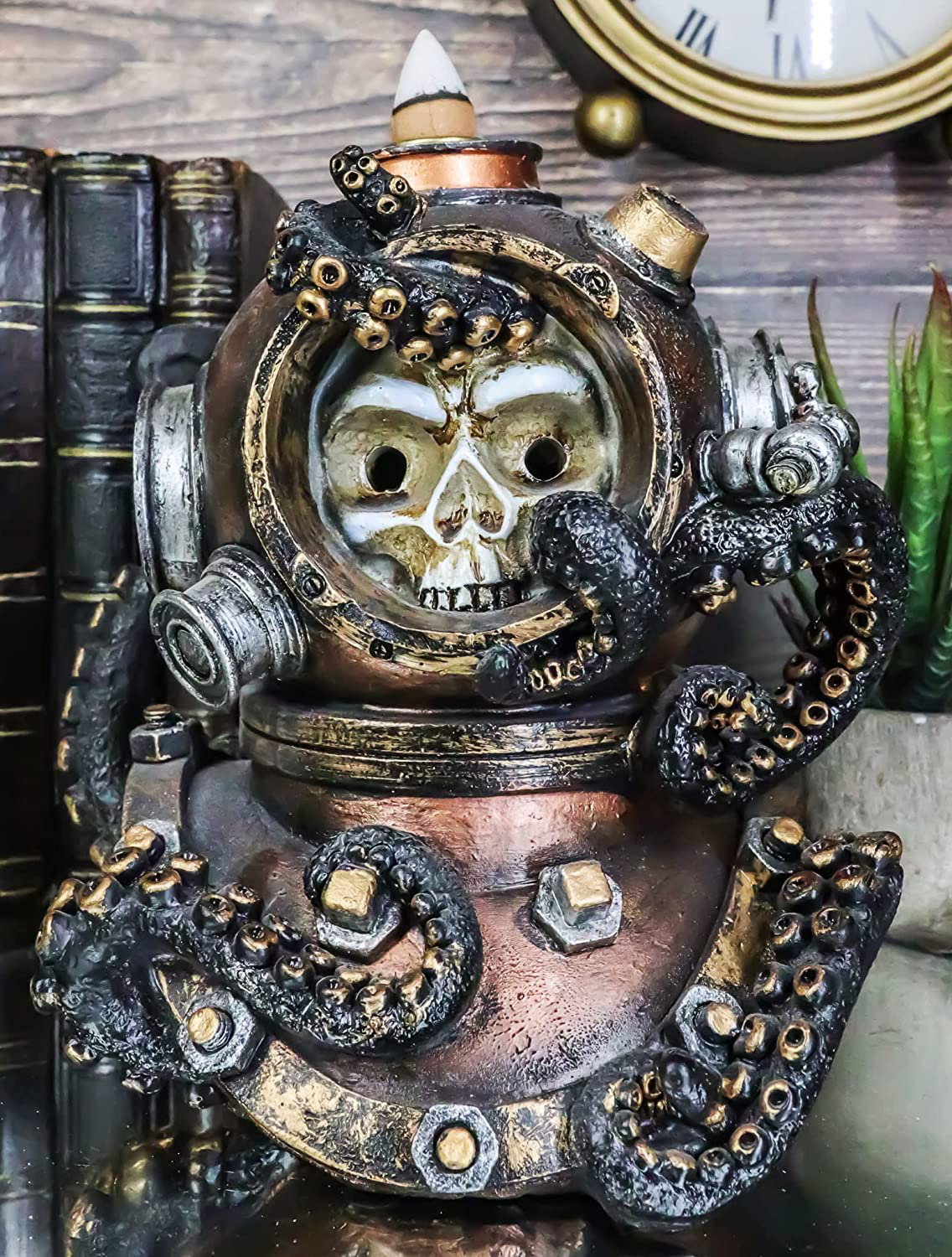 Trinx Nautical Ocean Marine Octopus Kraken Smothering A Steampunk Diver ...