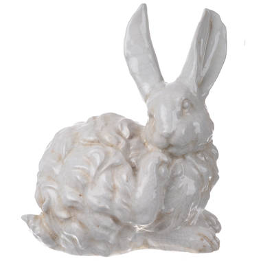 Alcott Hill® Ceramic Rabbit Figurine & Reviews | Wayfair
