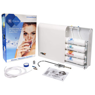 Aquafilter 2 Stage Kitchen Countertop Water Filter Single Filtration ...