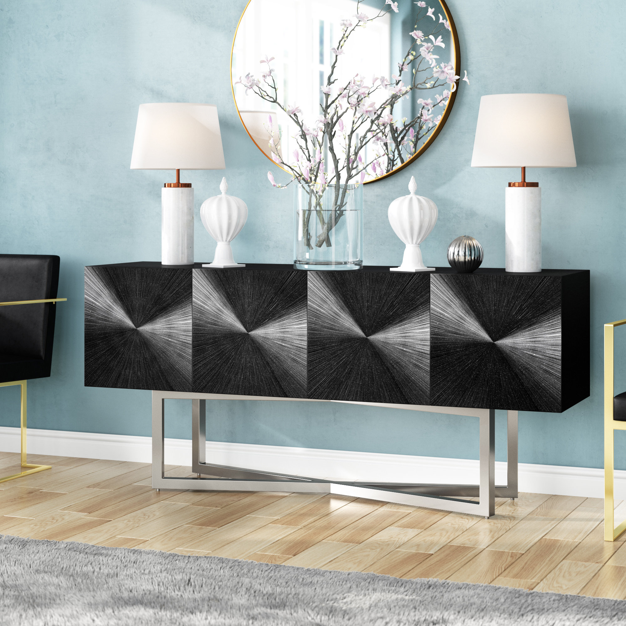 House of Hampton® 71'' Wide Buffet Table & Reviews | Wayfair