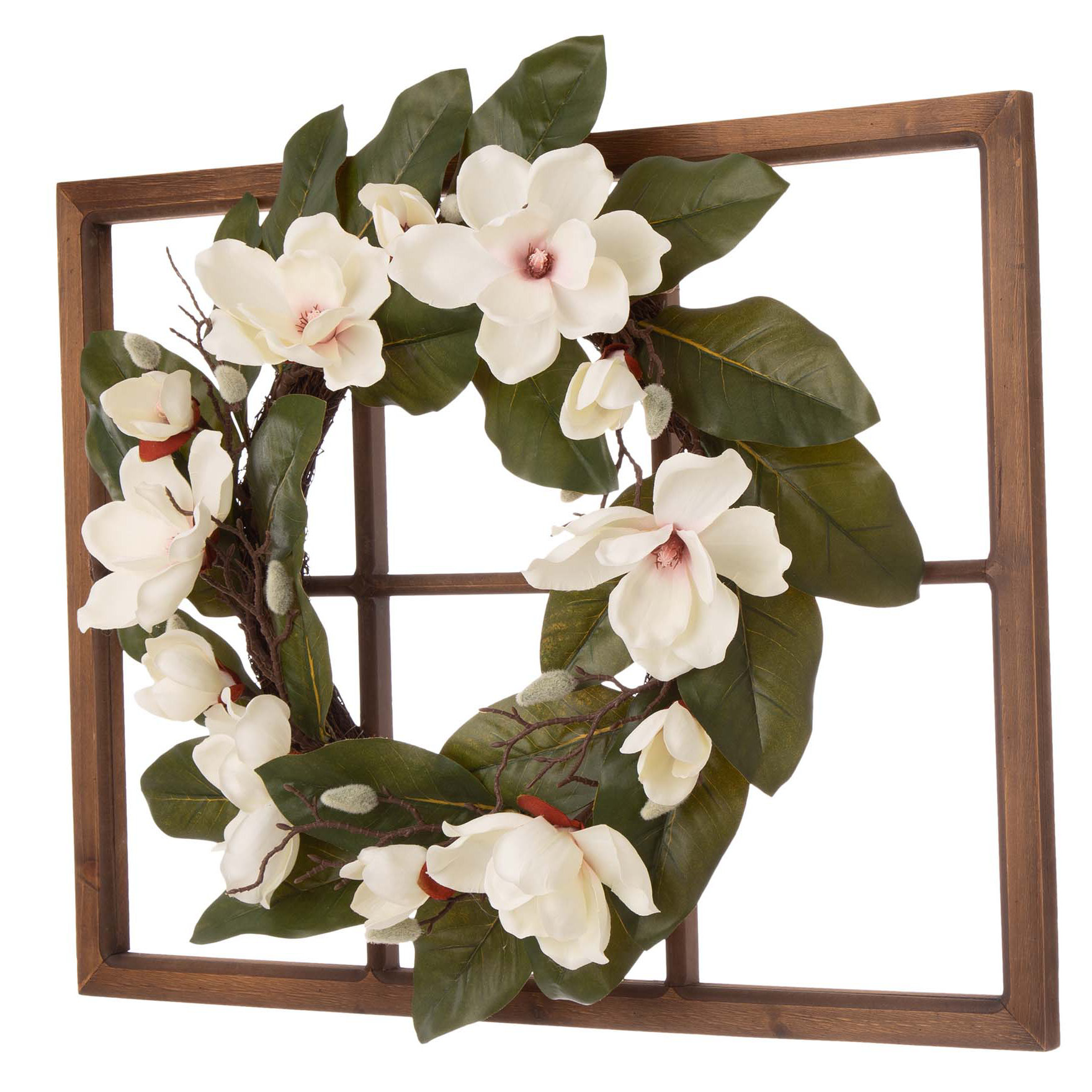 Gracie Oaks Wooden Window Frame Wall Décor | Wayfair