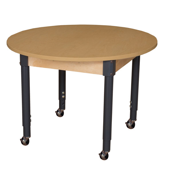 Wood Designs Adjustable Height Circular Activity Table | Wayfair