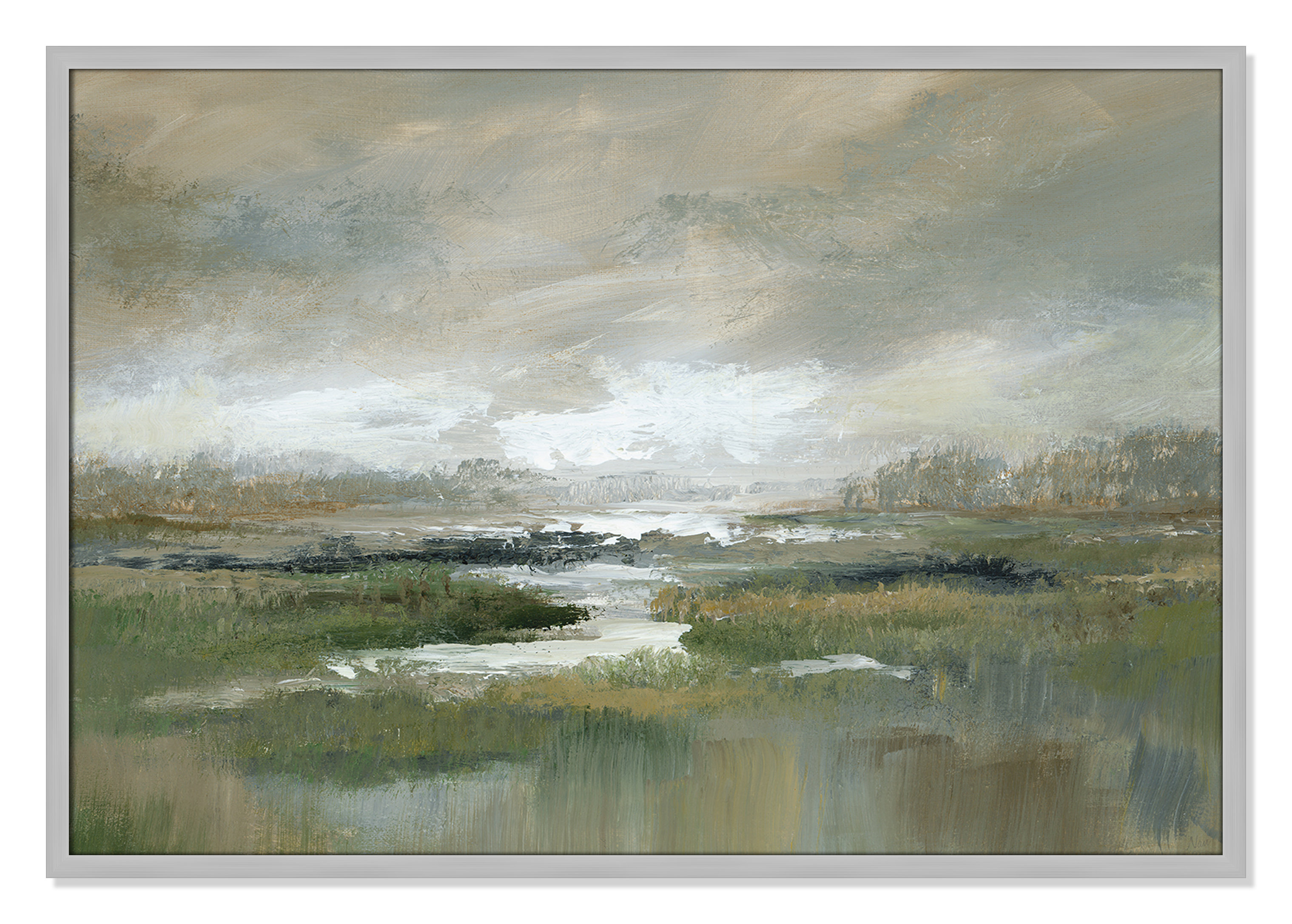 CasaFineArts Misty Inlet Framed On Paper by Nan Print | Wayfair