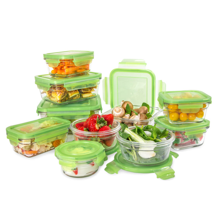 Glasslock 10 Container Food Storage Set & Reviews | Wayfair
