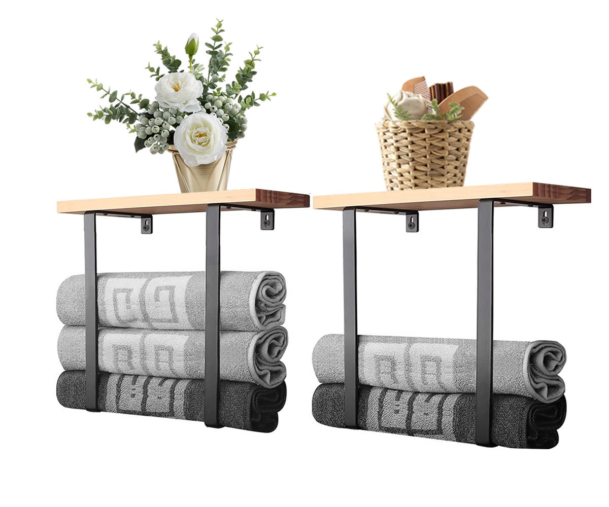 FullCircle Quake Wall Mounted Towel Rack | Wayfair