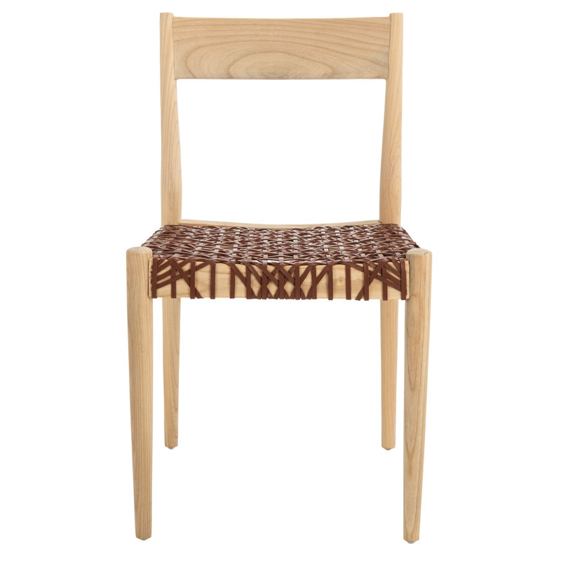 Mistana™ Alhambra Solid Wood Solid Back Side Chair | Wayfair
