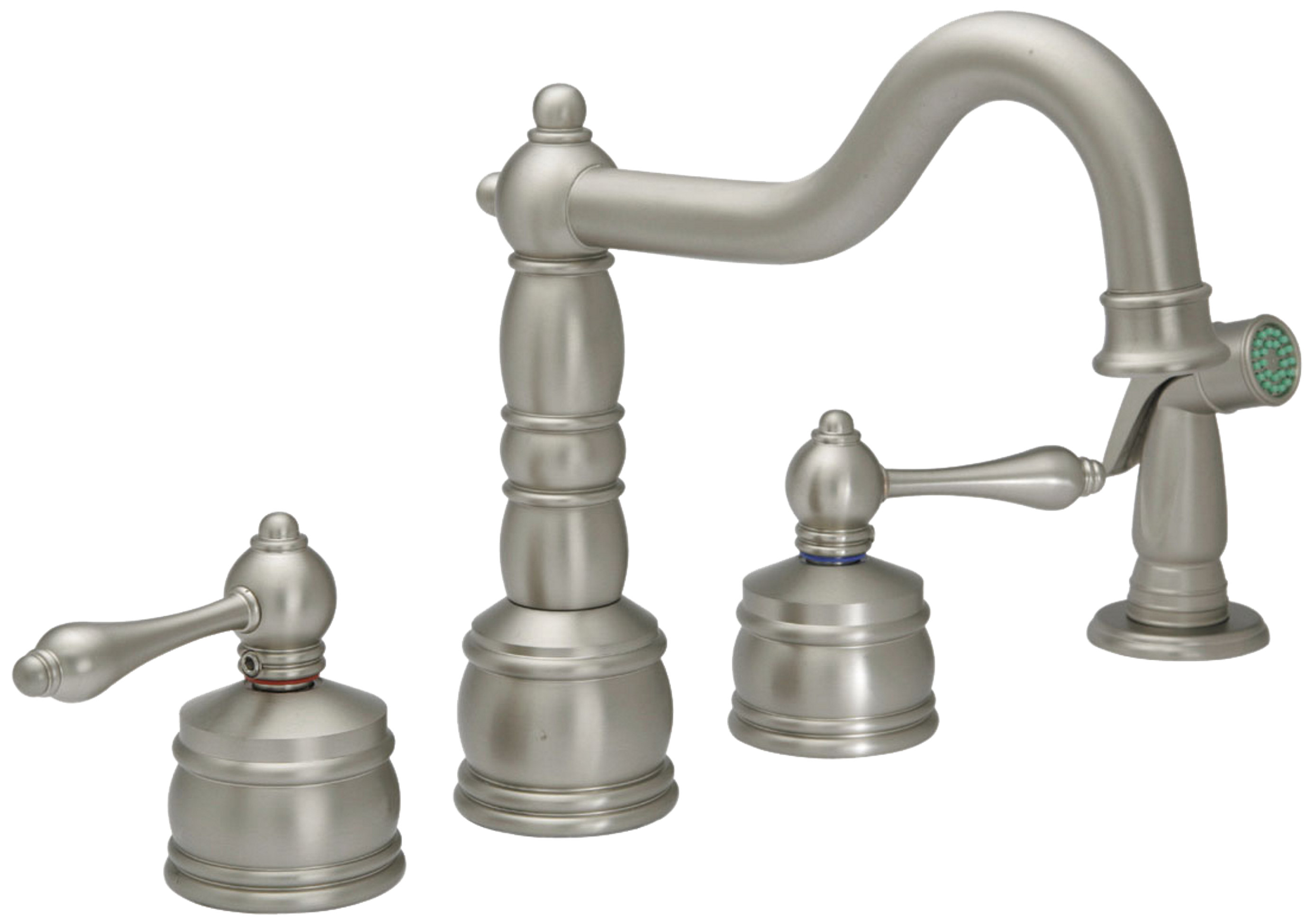 Banner Faucets Castille Kitchen Faucet with Side Spray | Wayfair