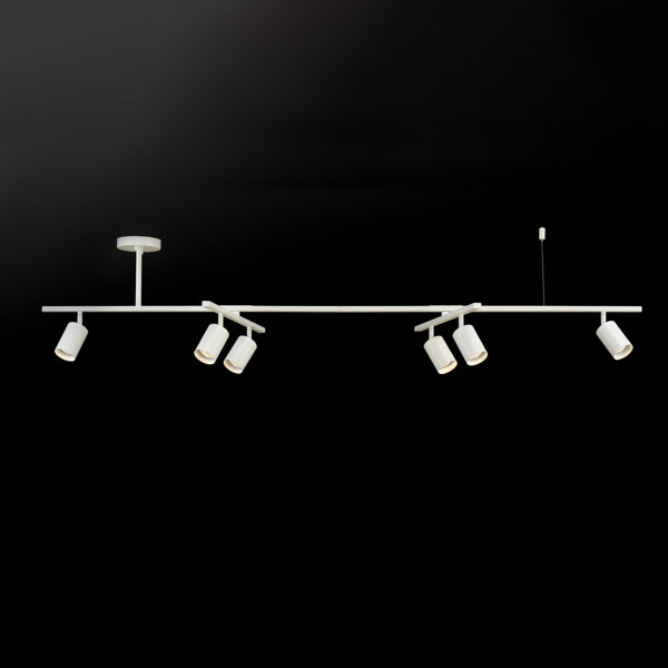 Globe Electric Company West 64'' 6 -Light Fixed Track Lighting Track ...