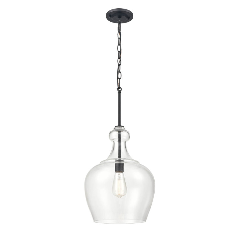 Millennium Lighting 1 Light 12 In. Modern Gold Pendant & Reviews | Wayfair