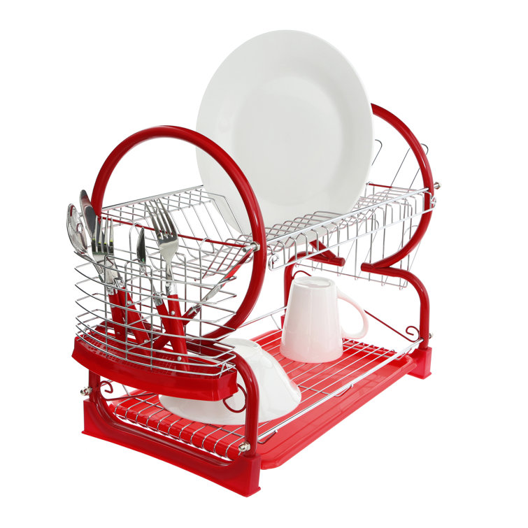 Symple Stuff 2 Tier Dish Drainer with Tray II & Reviews | Wayfair.co.uk