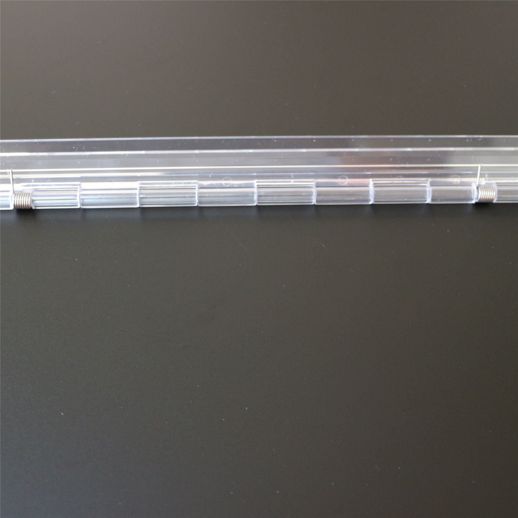 Symple Stuff Acrylic Hinge 300mm Clear with 2 Springs, Continuous ...