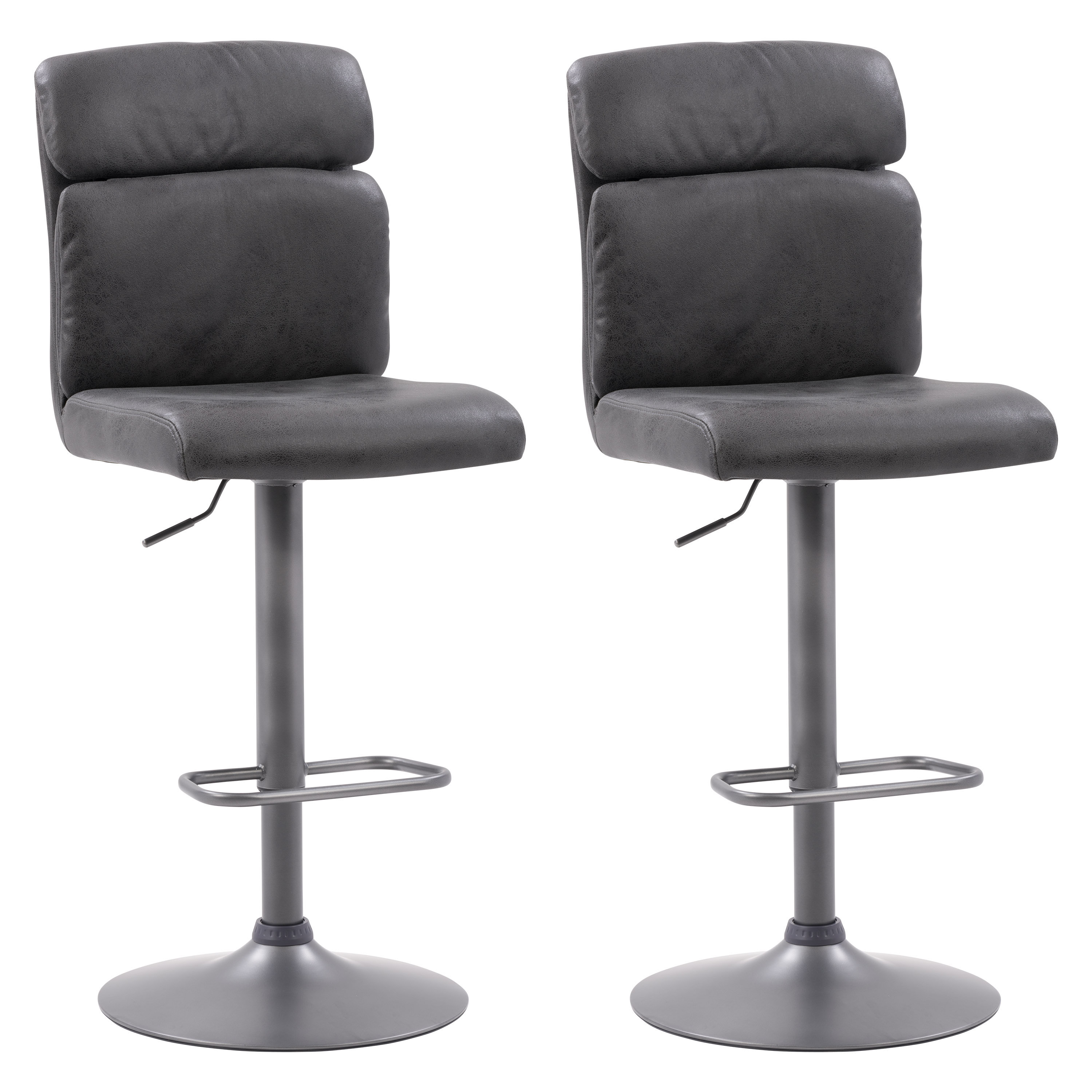 Latitude Run® Swivel Adjustable Height Bar Stool | Wayfair