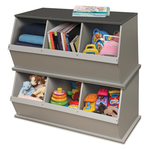 WFX Utility™ 3 Bin Stackable Toy Organizer & Reviews | Wayfair