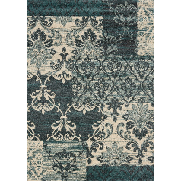 Kalora Ashbury Blue Rug - Wayfair Canada