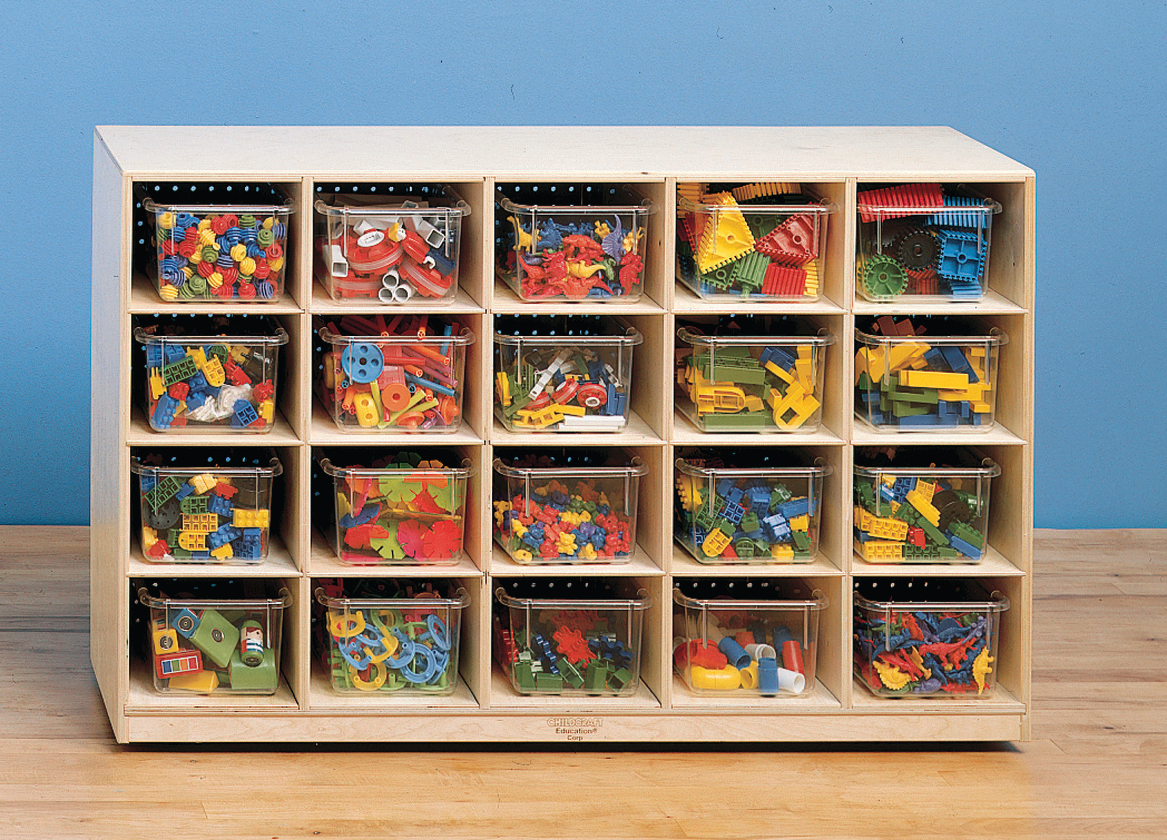 Childcraft Mobile 20 Compartment Cubby with Trays | Wayfair