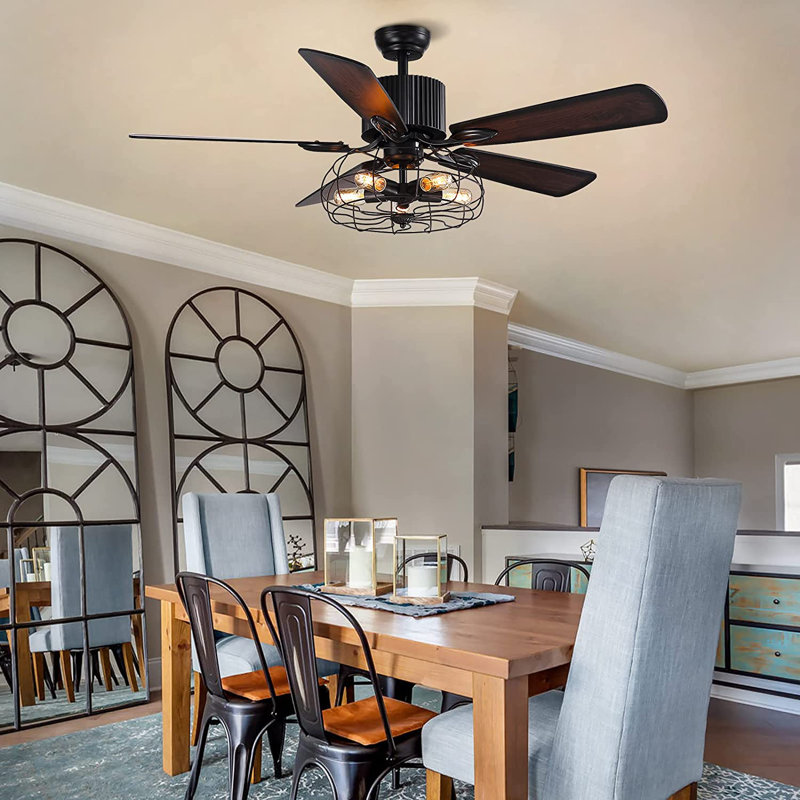 Williston Forge Deshard 20'' Ceiling Fan with LED Lights | Wayfair