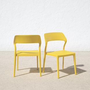Wayfair | Yellow Patio Dining Chairs You'll Love in 2022