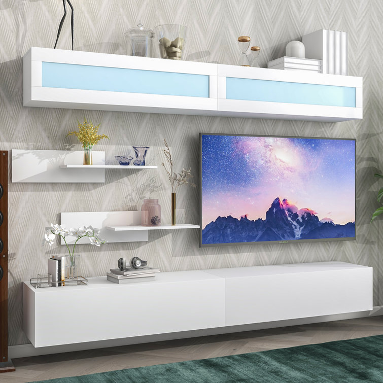 Wrought Studio Floating Entertainment Center for TVs up to 75" | Wayfair