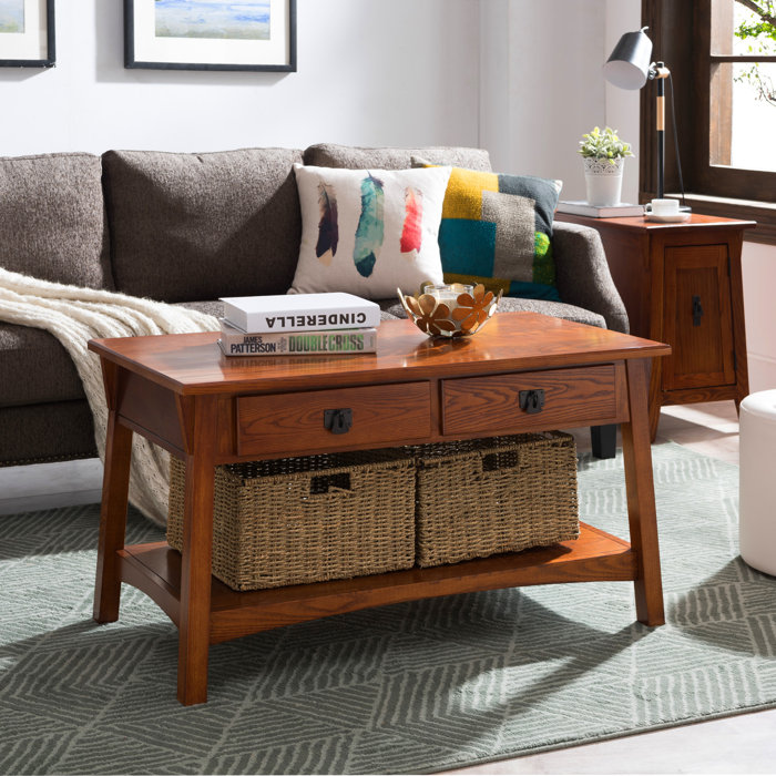 Loon Peak® Mission Small Spaces Solid Wood Coffee Table & Reviews | Wayfair