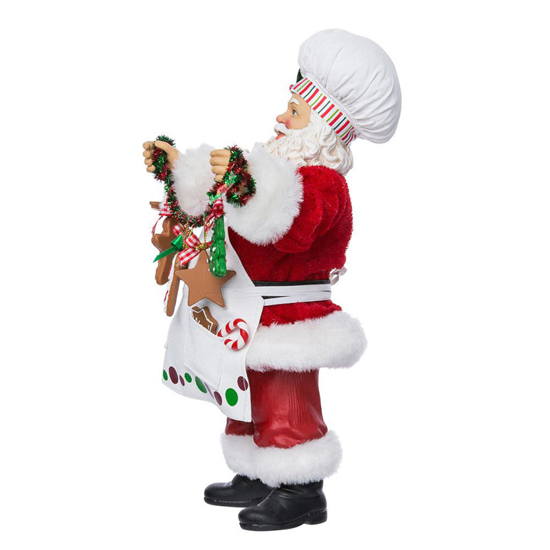 Kurt Adler Fabriché Christmas Chef Santa Figurine & Reviews | Wayfair