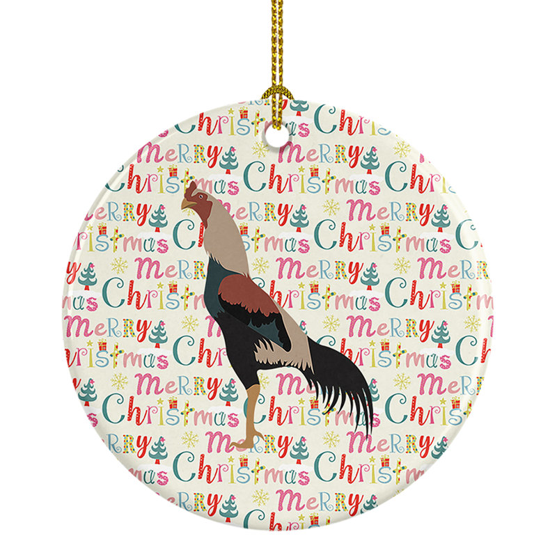 The Holiday Aisle® Kulang Chicken Hanging Figurine Ornament | Wayfair