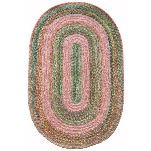 August Grove® Brayden Pink/Green Rug | Wayfair